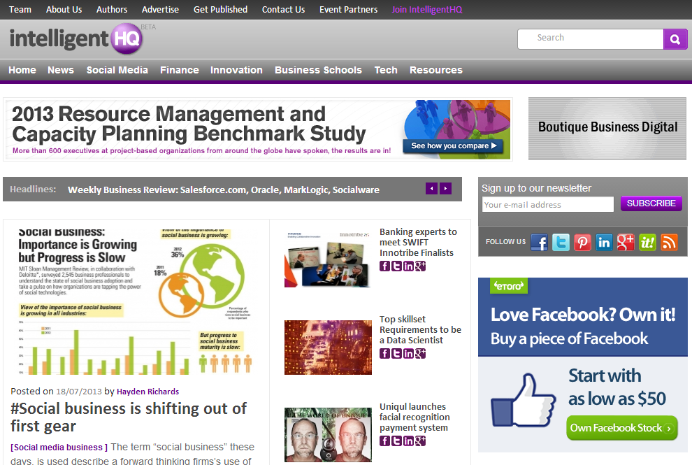 The 100 Best Finance Blogs: All The Internet’s a Stage - Insider Monkey